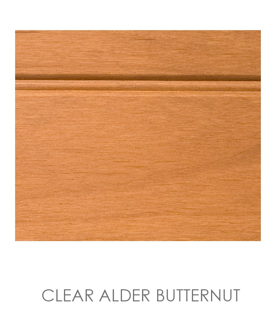Clear Alder Butternut Stain - Merit Kitchens Ltd.