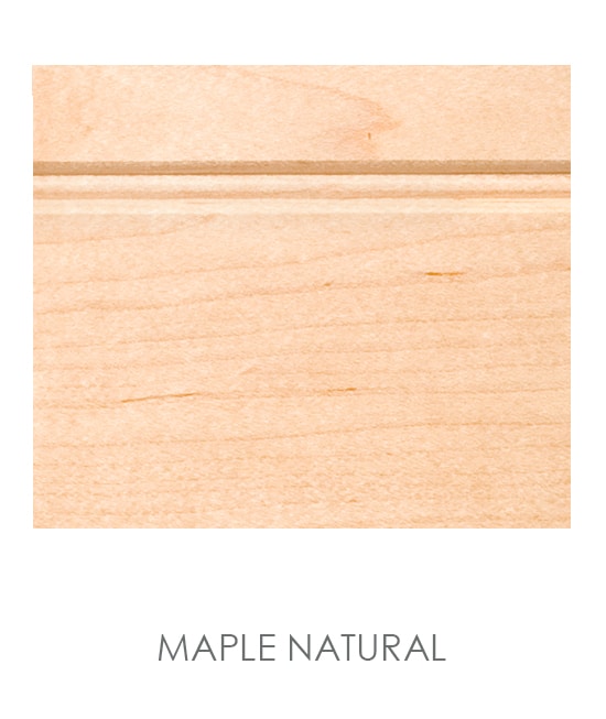 Maple Natural Finish - Merit Kitchens Ltd.
