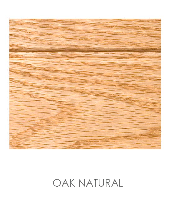 Oak Natural Finish - Merit Kitchens Ltd.